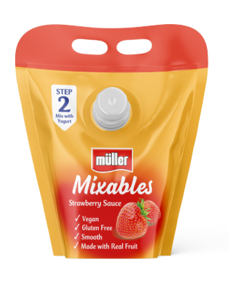 SAV. Chilled Muller Mixables Strawberry Sauce 1kg – FreshFood2u