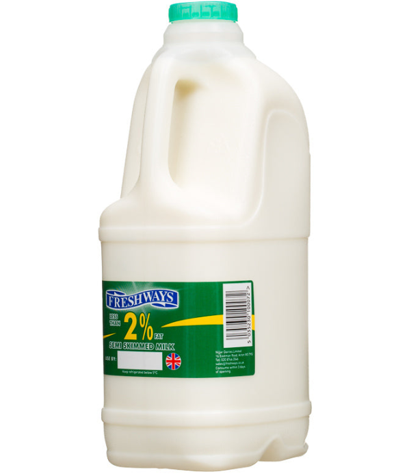 Elite. Semi Skimmed Milk 2ltr – FreshFood2u