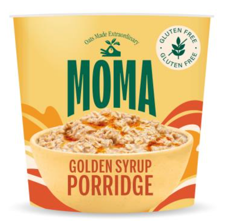 Elite. Moma Golden syrup Porridge Pot Gluten Free 12x70g – FreshFood2u