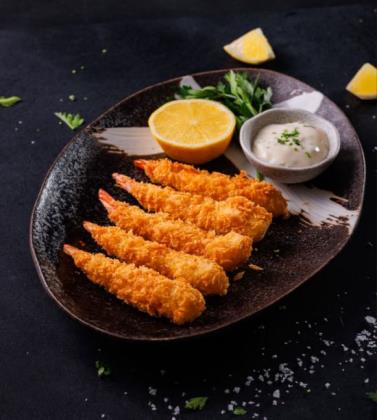 Elite. Breaded Torpedo King Prawns 500G – FreshFood2u
