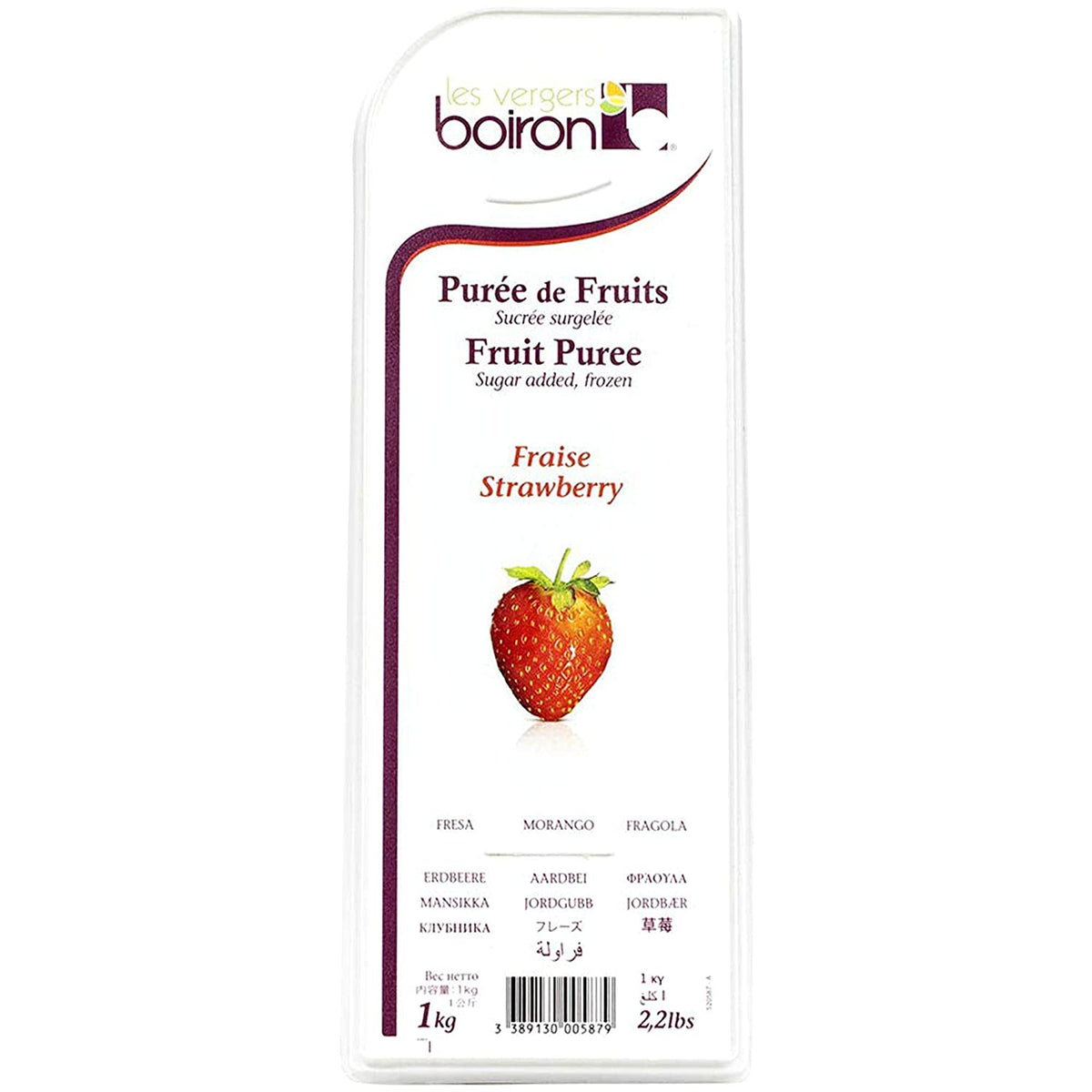 Strawberry Boiron Puree 1kg – FreshFood2u